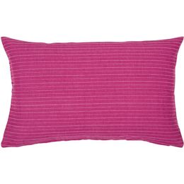 Pad Dekokissen »LAMONTE« Made in Europe, Kissenhülle ohne Füllung, 1 Stück fuchsia Obermaterial: 100% Baumwolle B/L: 60 cm x 40 cm