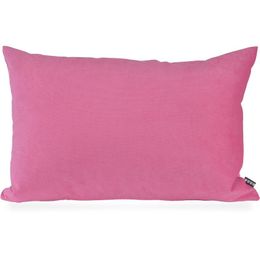 HOCK H.O.C.K. Dekokissen »Versatil« Sofakissen inkl. Füllung, 50x30cm, einfarbig, pink, Samt, Dekokissen pink + unifarben Obermaterial: 80% Polyester,...