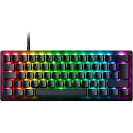 Razer Gaming-Tastatur &raquo;Huntsman V3 Pro Mini DE Layout&laquo; (Funktionstasten Makrotasten Profil-Speicher USB-Anschluss) schwarz Hintergrundbeleuchtung, RGB
