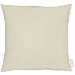 Apelt Dekokissen »ALASKA« Uni, Kissenhülle mit Füllung, 1 Stück beige + unifarben Bezug: 70% Polyester, 30% Baumwolle B/L: 48 cm x 48 cm