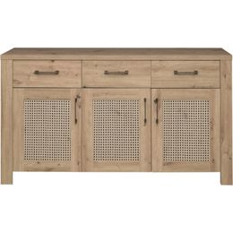 M&auml;usbacher M&Auml;USBACHER Sideboard &raquo;Mares&laquo; Asteiche/Wiener geflecht