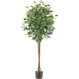Creativ green Kunstpflanze »Ficus benjamina« in Hochstamm-Form grün