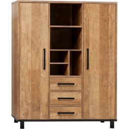 OMG DESIGN Buffet »Malaga« Wohnzimmerschrank, Mehrzweckschrank, Höhe 200 cm Old Teak