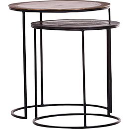 GUTMANN FACTORY Satztisch &raquo;Mix&Match&laquo; (2er-Set) gelb