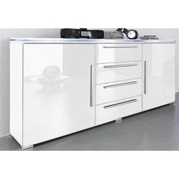 HÖLTKEMEYER Sideboard »Line« Breite 135 cm weiß