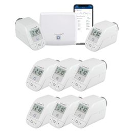 homematic IP Heizk&ouml;rperthermostat &raquo;Bundle Starter Set Heizen + 6x Heizk&ouml;rperthermostat basic&laquo; Access Point + 8 x Heizk&ouml;rperthermostat - basic wei&szlig;...