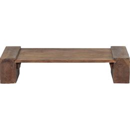 Woood Couchtisch »Cuno« klare Linien, aus Mangoholz, H 30 cm x B 70 cm Braun