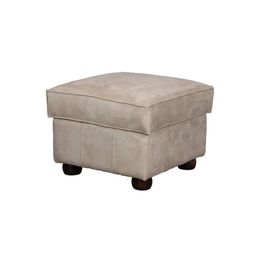 Home Affaire Polsterhocker &raquo;CHARENTE, Chesterfield Hocker, Ma&szlig;e B/T/H: 55/55/73 cm&laquo; passend zur Serie Charente, in hochwertiger Verarbeitung beige 100