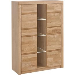 Home Affaire Highboard &raquo;Silkeborg&laquo; Breite 90 cm braun Holz teilmassiv