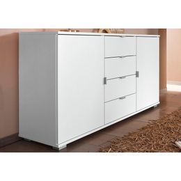 Priess Sideboard Breite 123 cm wei&szlig;