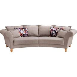 Home Affaire Big-Sofa »Tassilo geschwungene Formensprache, bequem, Mega Sofa, Breite 350cm« taupe 0