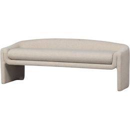 Woood Sitzbank &raquo;Zone&laquo; Esszimmerbank, grob gewebten Stoff, Breite 160 cm beige