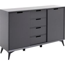 MCA furniture Highboard &raquo;Netanja&laquo; Breite ca. 137 cm Grau matt