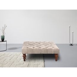 Home Affaire Polsterhocker &raquo;Chesterfield&laquo; mit Knopfheftung, auch in Leder creme