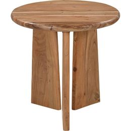 Sit Beistelltisch &raquo;ACACIA WAVE&laquo; mit ausgepr&auml;gter Maserung Natur + Natur + Natur