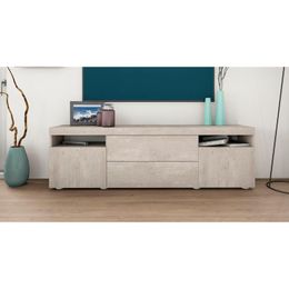 borchardt M&ouml;bel BORCHARDT M&Ouml;BEL Lowboard &raquo;Kapstadt&laquo; Breite 166 cm Betonoptik 2 T&uuml;ren