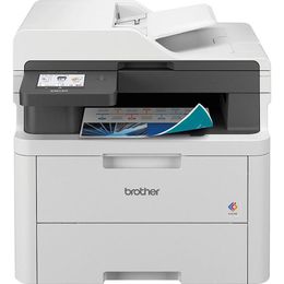 Brother Multifunktionsdrucker »DCP-L3560CDW« weiß Beidseitiger Druck, Display