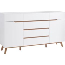 MCA furniture Sideboard »Cervo« Breite ca. 169 cm weiß matt