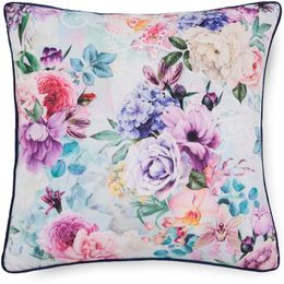 Descanso Dekokissen »Anamin« Mit Füllung, 1 Stück, Mit Biese, 30x60, Wendeoptik, Weich, Blumen multi + geblümt Bezug: 100% Polyester B/L: 48 cm x...