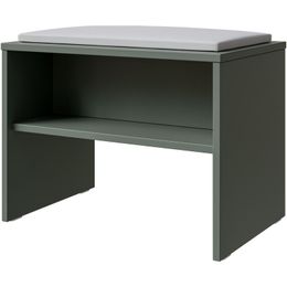 SAPHIR Badkommode &raquo;Badezimmer Sitzbank inkl. Sitzkissen aus Kunstleder in wei&szlig; und Ablage&laquo; verschiedene Farben, Garderobenbank 60 cm breit,...
