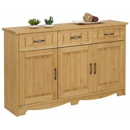 Home Affaire Sideboard »Trinidad« Kommode, Breite 148 cm natur/geölt