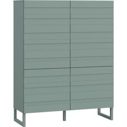 FORTE Highboard »Bretania« Salbei modernes Highboard