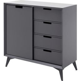 MCA furniture Highboard »Netanja« Breite ca. 93 cm Grau matt