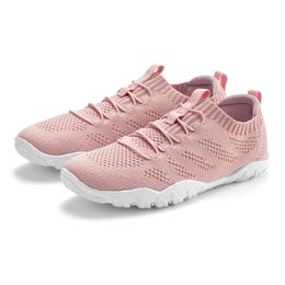 Vivance Sneaker »Freizeitschuh, Halbschuh mit ultraleichter und flexibler Sohle, « zum Reinschlüpfen mit elastischen Schnürbändern VEGAN rose 37 37...