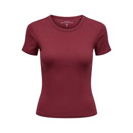 Only Damen Only Kurzarmshirt &raquo;ONLEASY S/S O-NECK TOP BOX JRS&laquo; rot S