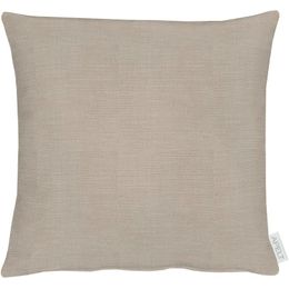 Apelt Dekokissen »Apart« Kissenhülle mit Füllung, 1 Stück silberfarben/taupe + unifarben Bezug: 100% Polyester. Füllung: 100% Polyester B/L: 39 cm...