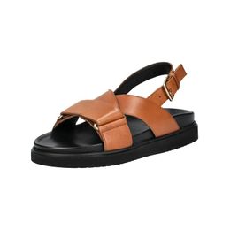 Pavement Riemchensandale »Sandalen Leder« Tan 40 40 Verschluss: Schließe