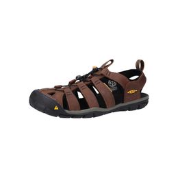 Keen Sandale »Sandalen Leder/Textil« Dunkelbraun/Schwarz 47 47 Verschluss: Schnürung