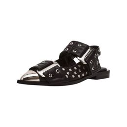 Steve Madden Riemchensandale »Sandalen Lederimitat« Schwarz 41 41 Verschluss: Klettverschluss