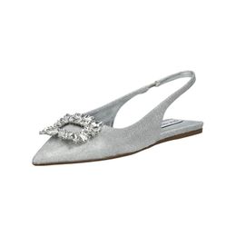 Steve Madden Ballerina »Ballerinas Lederimitat« Silber 41 41 Verschluss: Schlupfschuh