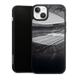DeinDesign iPhone 14 Handy Premium Silikon H&uuml;lle Handyh&uuml;lle schwarz Case Stadium Fcb Fc Bayern M&uuml;nchen Silikon Premium Case