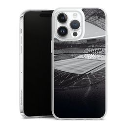 DeinDesign iPhone 14 Pro Max Handy Silikon H&uuml;lle Case transparent Handyh&uuml;lle Stadium Fcb Fc Bayern M&uuml;nchen Silikon Case
