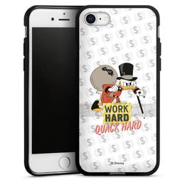 DeinDesign iPhone SE (2022) Handy Silikon Hülle Case schwarz Handyhülle Official Licensed Product Dagobert Duck Duck Tales