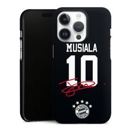 DeinDesign iPhone 14 Pro Handy Premium Case Smartphone Handyh&uuml;lle Schutzh&uuml;lle matt Jamal Musiala Fcb Fc Bayern M&uuml;nchen Premium Case