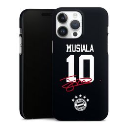 DeinDesign iPhone 14 Pro Max Handy Premium Case Smartphone Handyh&uuml;lle Schutzh&uuml;lle matt Jamal Musiala Fcb Fc Bayern M&uuml;nchen Premium Case