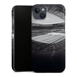 DeinDesign iPhone 14 Plus Handy Premium Case Smartphone Handyh&uuml;lle Schutzh&uuml;lle gl&auml;nzend Stadium Fcb Fc Bayern M&uuml;nchen Premium Case