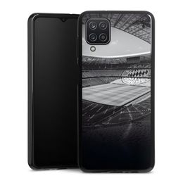 DeinDesign Galaxy A12 Handy Silikon H&uuml;lle Case schwarz Handyh&uuml;lle Stadium Fcb Fc Bayern M&uuml;nchen