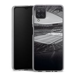 DeinDesign Galaxy A12 Handy Silikon H&uuml;lle Case transparent Handyh&uuml;lle Stadium Fcb Fc Bayern M&uuml;nchen Silikon Case