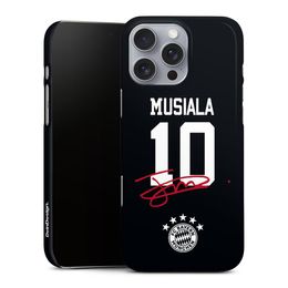 DeinDesign iPhone 16 Pro Max Handy Premium Case Smartphone Handyh&uuml;lle Schutzh&uuml;lle gl&auml;nzend Jamal Musiala Fcb Fc Bayern M&uuml;nchen Premium Case