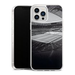 DeinDesign iPhone 13 Pro Max Handy Silikon H&uuml;lle Case transparent Handyh&uuml;lle Stadium Fcb Fc Bayern M&uuml;nchen Silikon Case