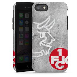 DeinDesign iPhone SE (2020) Handy Panzer Handyh&uuml;lle robuste Outdoor H&uuml;lle Schutzh&uuml;lle matt 1. Fc Kaiserslautern Devil 1. Fck Tough Case