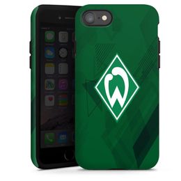 DeinDesign iPhone SE (2020) Handy Panzer Handyh&uuml;lle robuste Outdoor H&uuml;lle Schutzh&uuml;lle matt Sv Werder Bremen Coat Of Arms Official Licensed Product Tough Case