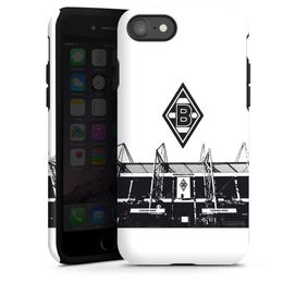 DeinDesign iPhone SE (2020) Handy Panzer Handyh&uuml;lle robuste Outdoor H&uuml;lle Schutzh&uuml;lle matt Borussia M&ouml;nchengladbach Die Fohlen Stadium Tough Case