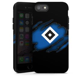 DeinDesign iPhone SE (2020) Handy Panzer Handyh&uuml;lle robuste Outdoor H&uuml;lle Schutzh&uuml;lle matt Official Licensed Product Hsv Hamburger Sv Tough Case