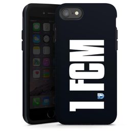 DeinDesign iPhone SE (2020) Handy Panzer Handyh&uuml;lle robuste Outdoor H&uuml;lle Schutzh&uuml;lle matt Official Licensed Product 1. Fcm 1. Fc Magdeburg Tough Case