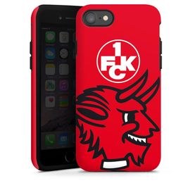 DeinDesign iPhone SE (2022) Handy Panzer Handyh&uuml;lle robuste Outdoor H&uuml;lle Schutzh&uuml;lle matt 1. Fck Devil 1. Fc Kaiserslautern Tough Case